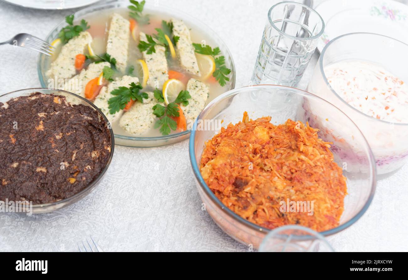 Christmas Eve dishes on the Polish table. Traditional Polish food for ...