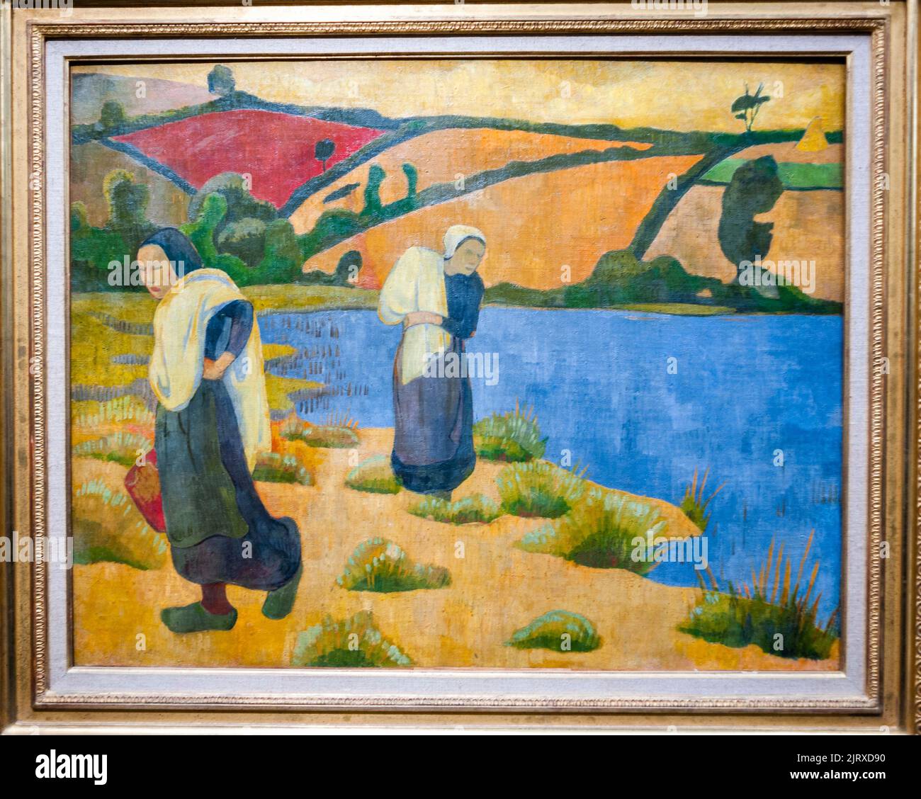 Paris, France - Close up, French Historic Art, Modern Paintings, on ...