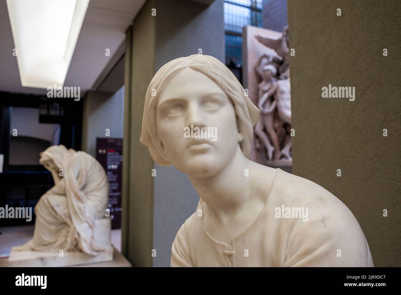 Paris, France - Detail, French Historic Art, Sculptures, on Display ...