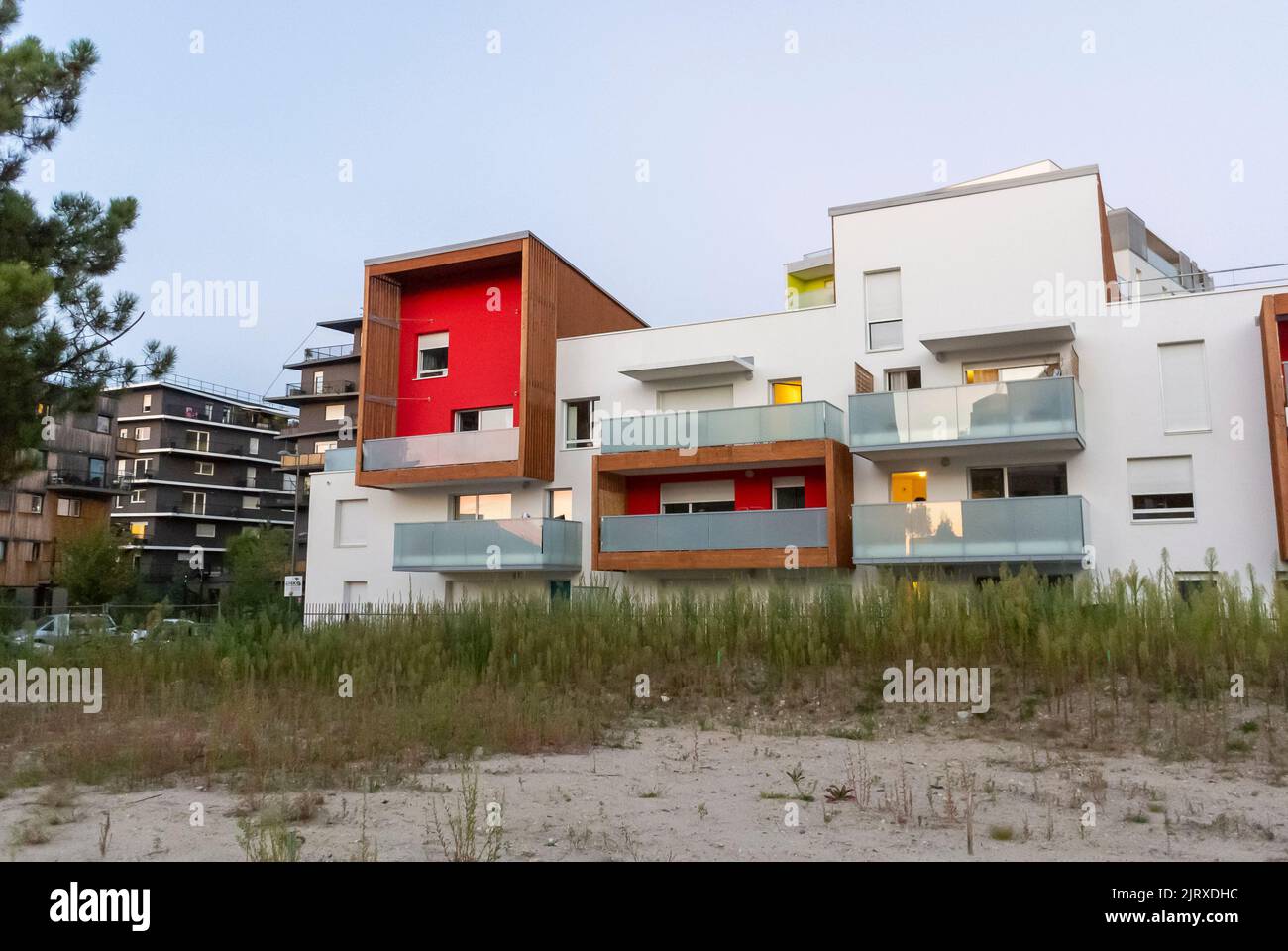 Bordeaux, France, Modern Architecture, Apartment Buildings in Eco ...