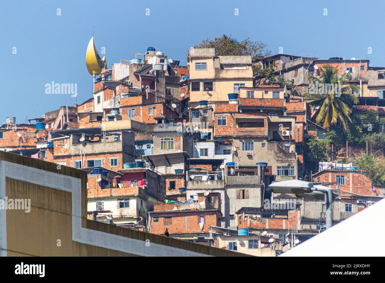 hill of providence first slum in the city of rio de janeiro Stock Photo ...