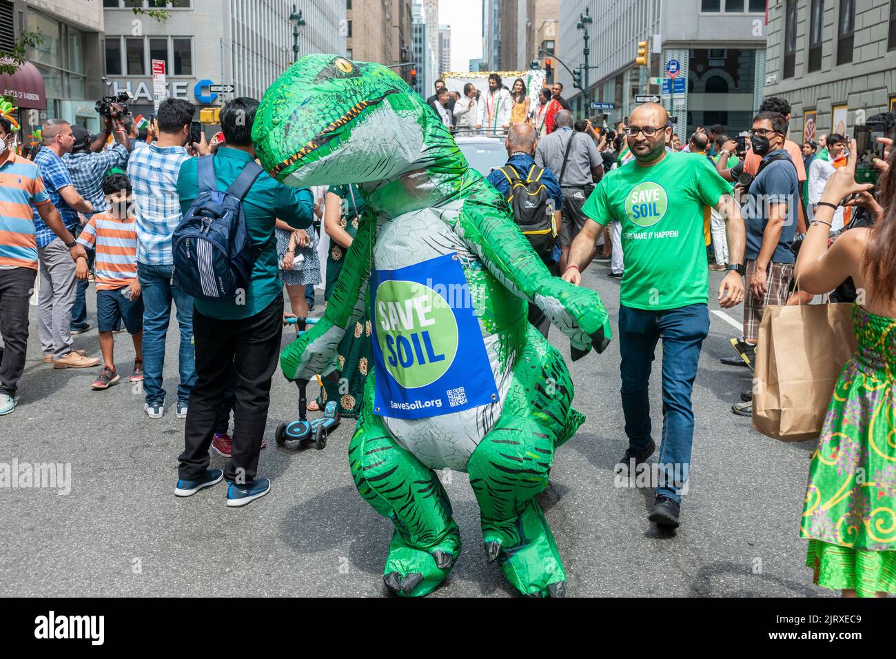 Environmental group Conscious Planet promotes the soli crisis at the ...