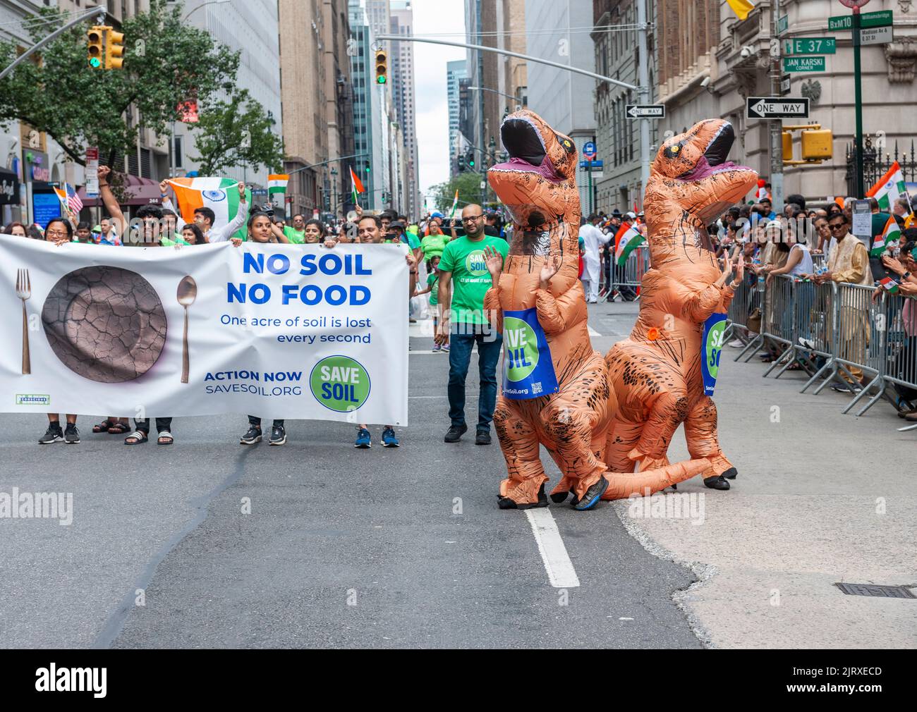 Environmental group Conscious Planet promotes the soli crisis at the ...