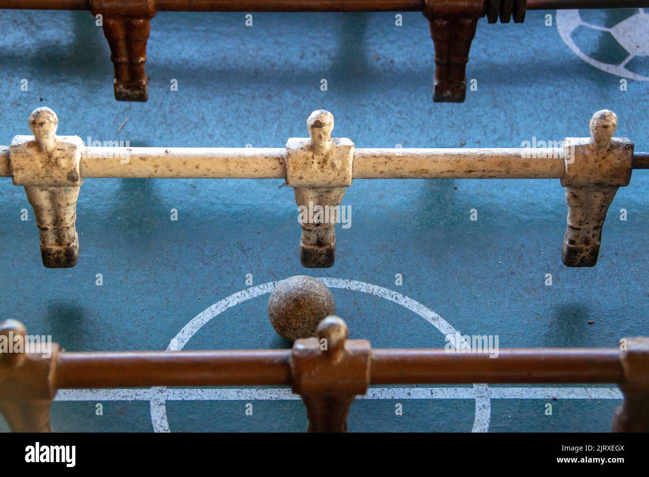 Foosball, typical game and much practiced in Brazil Stock Photo - Alamy