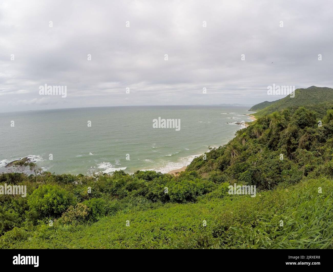 red beach lookout in Penha Santa Catarina Brazil Stock Photo - Alamy