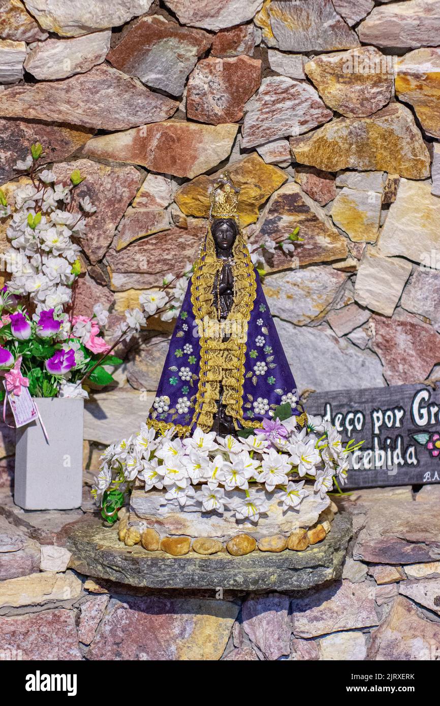 image of our lady appeared at an altar in santa Catarina brazil Stock ...