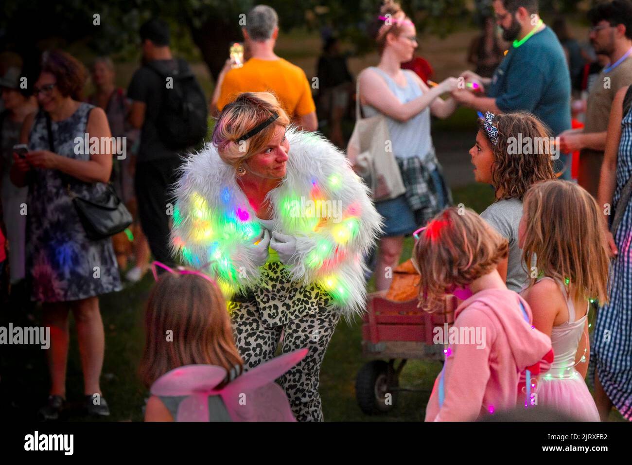 Lantern Procession, Trout Lake, John Hendry Park, Vancouver, British ...