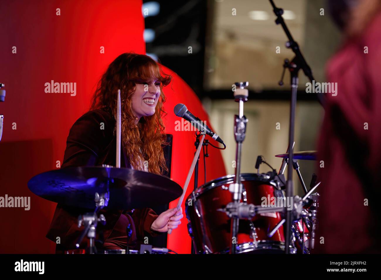Brisbane, Australia. 26th Aug, 2022. Kate Ceberano and her backing band ...