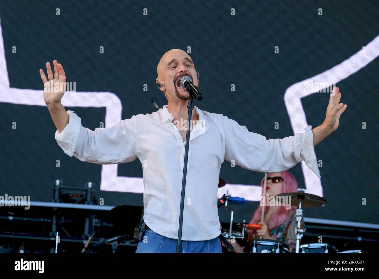 Southsea, UK. 26th Aug, 2022. Singer, songwriter, dancer and actor ...