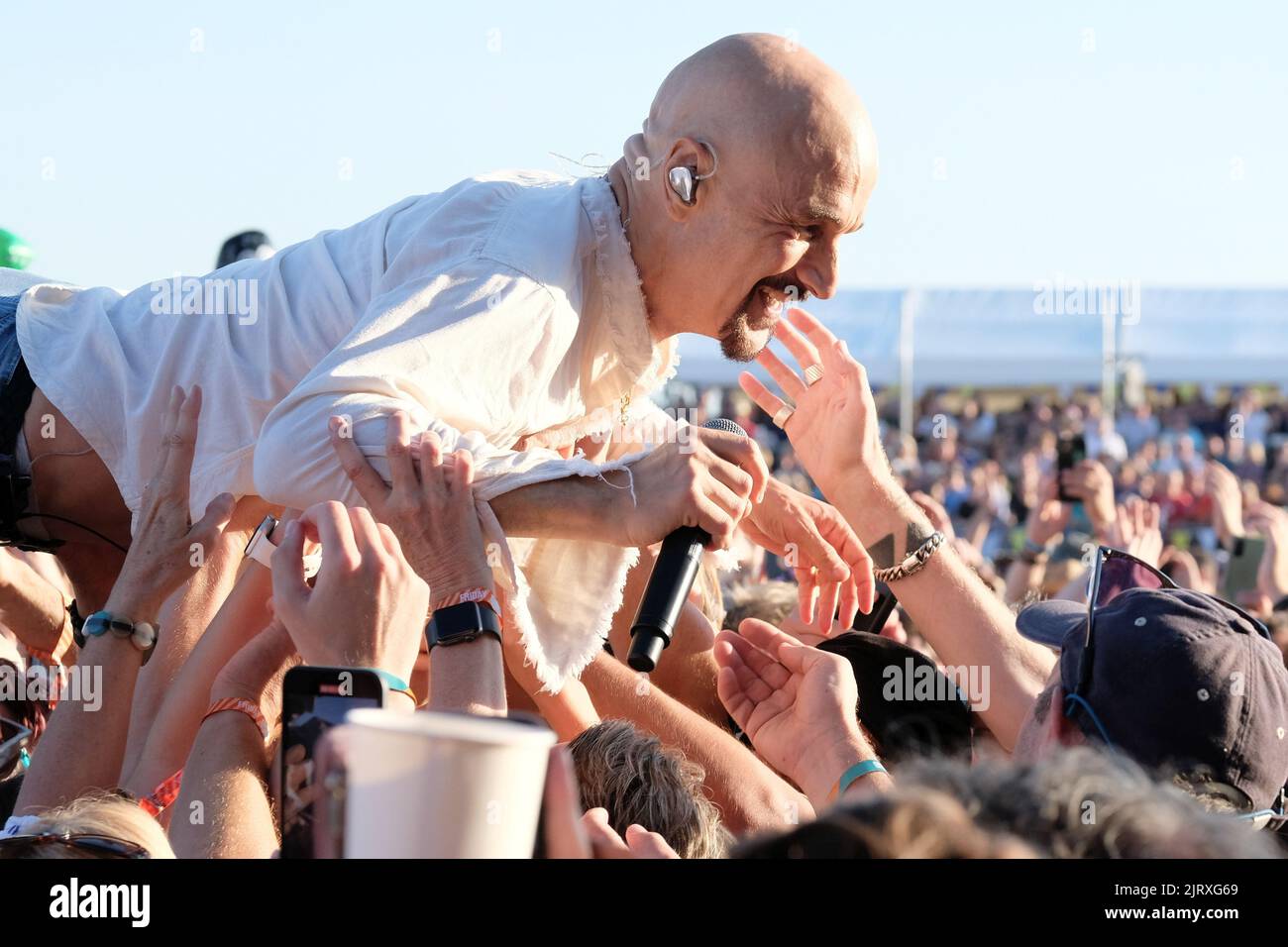 Southsea, UK. 26th Aug, 2022. Singer, songwriter, dancer and actor ...