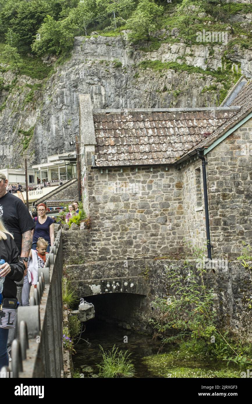 British town Cheddar, cliff tops Stock Photo - Alamy