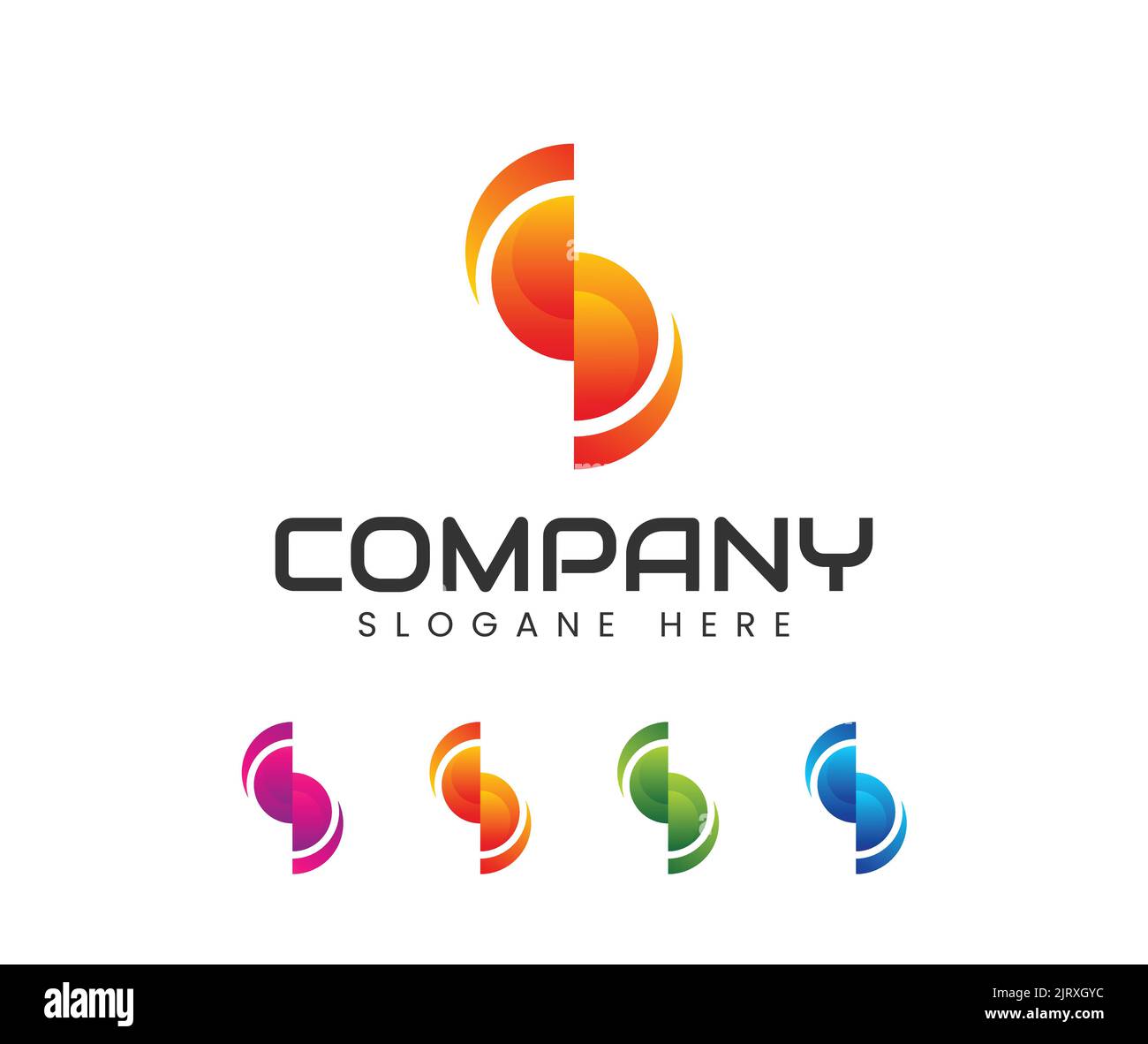 Abstract initial letter s logo. Set of abstract initial letter s logo template. icons for ...