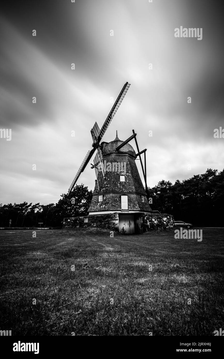 Moon over highway Black and White Stock Photos & Images - Alamy
