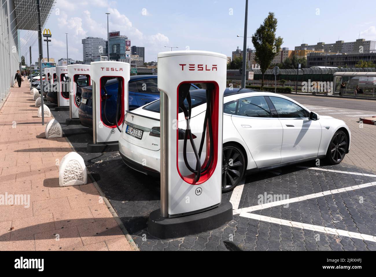 Evs logo hi-res stock photography and images - Alamy