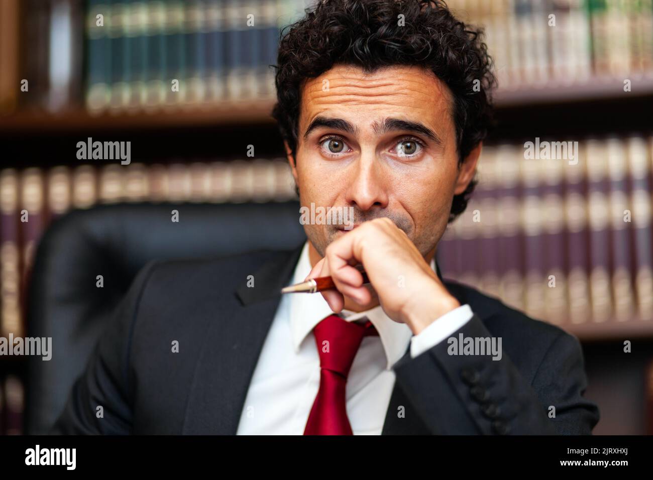 Successful lawyer portrait in studio hi-res stock photography and ...