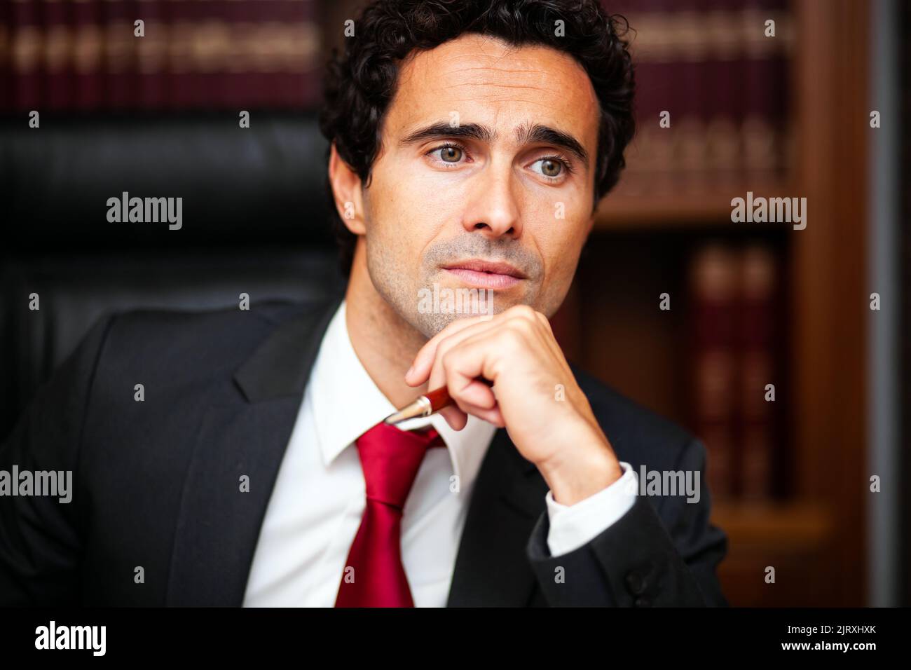 Successful lawyer portrait in studio hi-res stock photography and ...