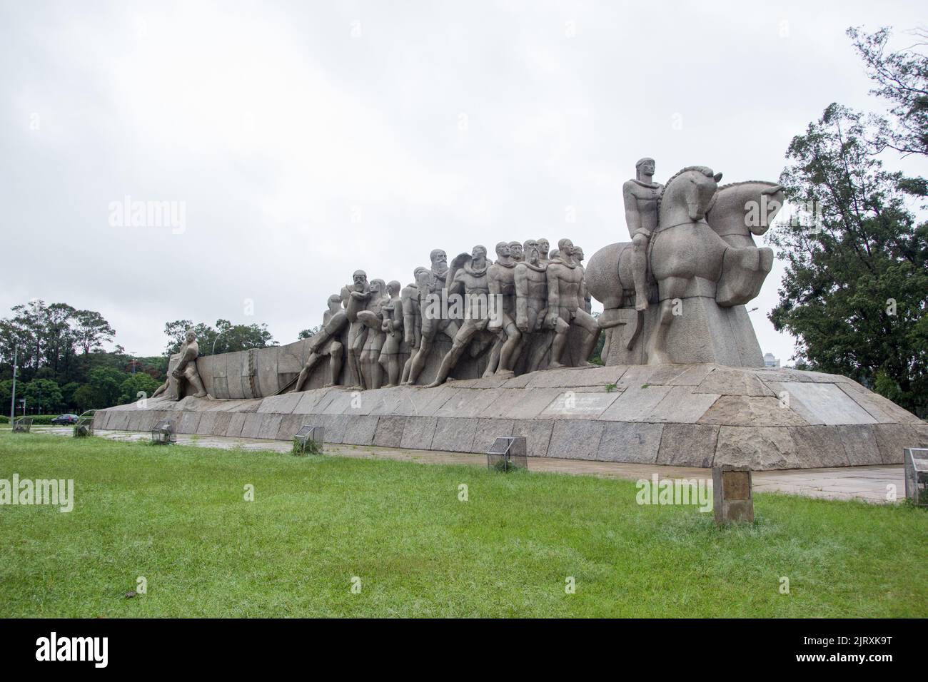 Monument to the Flags, Ibirapuera Park, Sao Paulo Brazil - February 16 ...