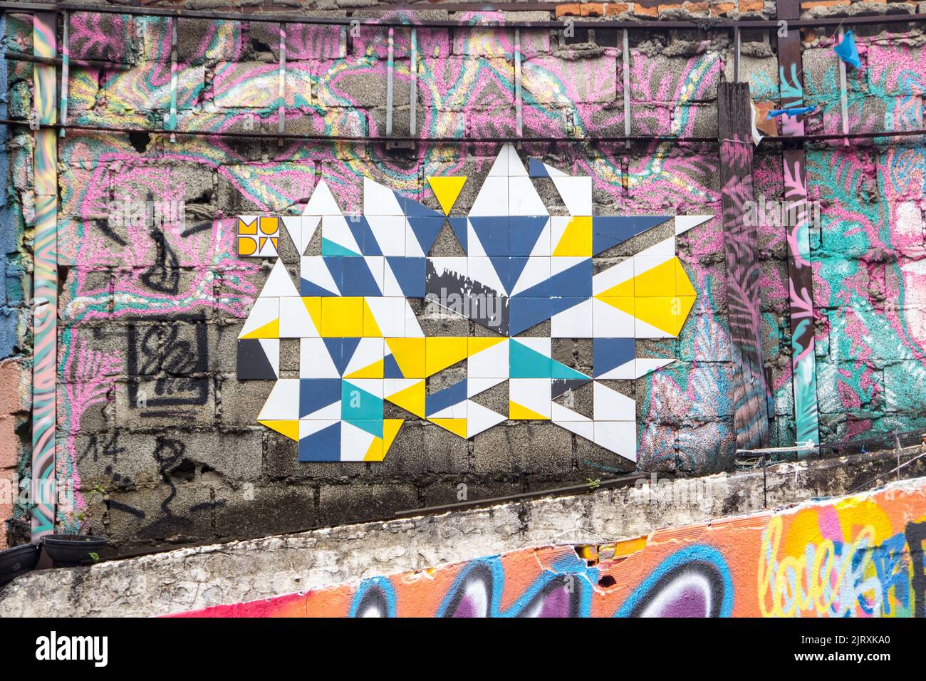 Batman's Alley, Vila Madalena, São Paulo Brazil - February 16, 2019 ...