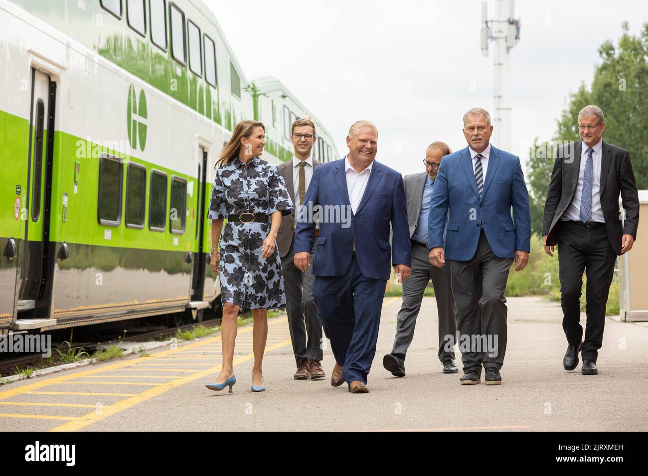 Ontario Minister of Transportation Caroline Mulroney, MPP Sam ...