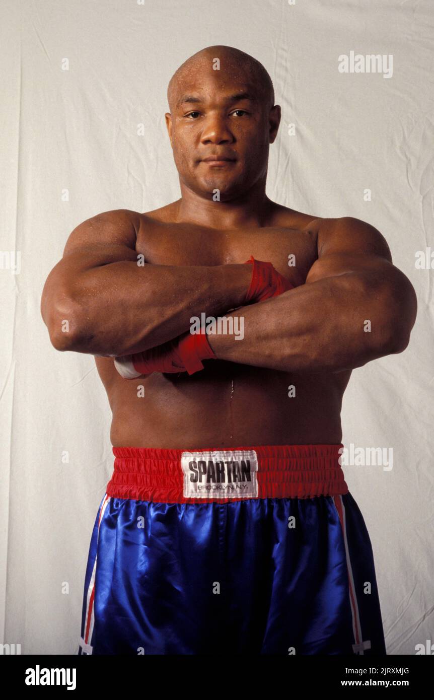 Jun 06, 1996; Austin, TX, USA; (FILE PHOTO) GEORGE EDWARD FOREMAN (born ...