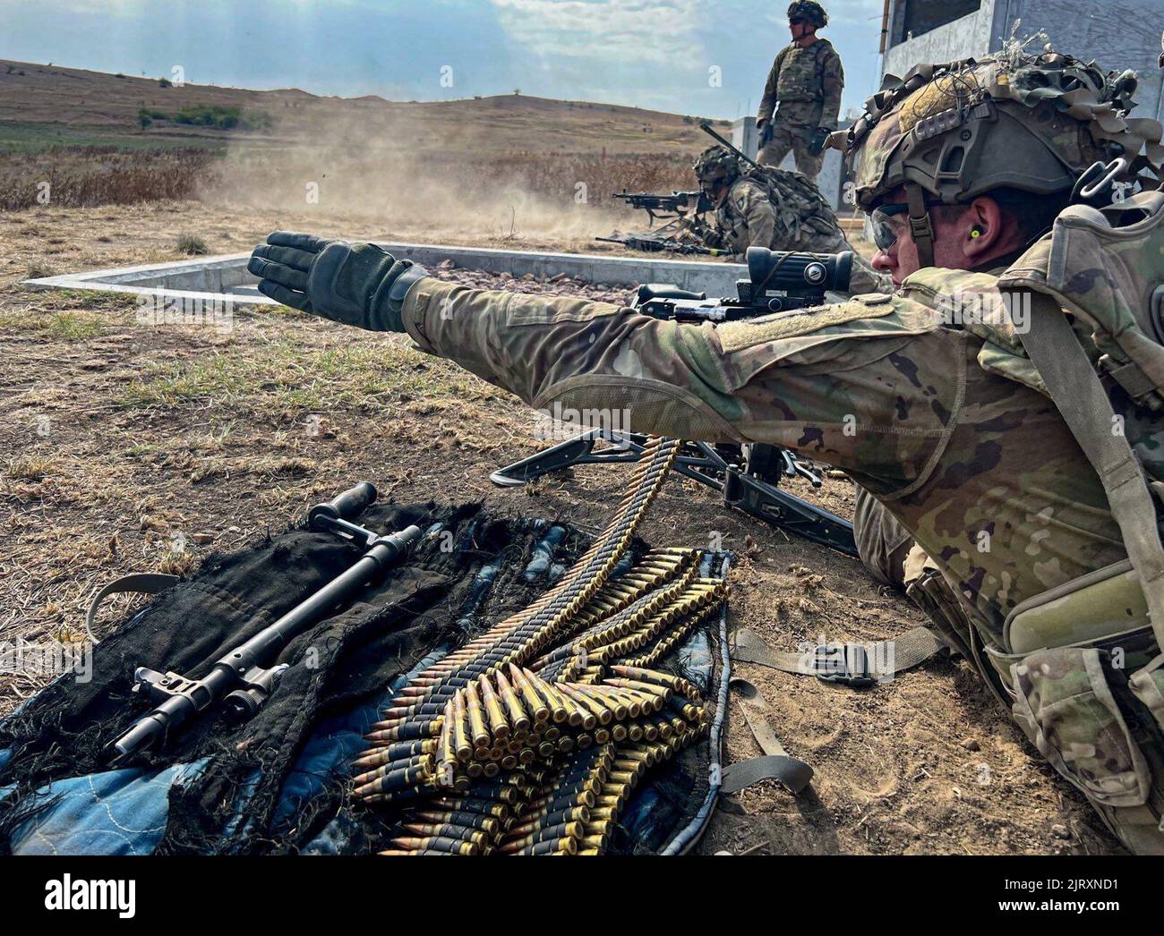 Soldiers assigned to Hardrock and Bulldog Company, 1st Battalion, 502nd Infantry Regiment, 2nd ...