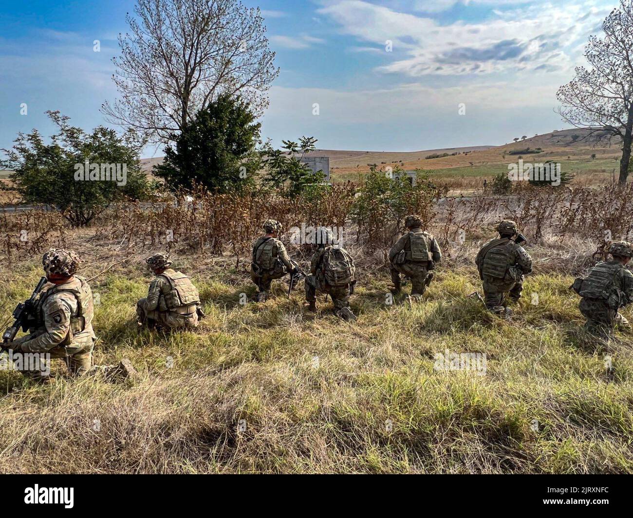 Soldiers assigned to Hardrock and Bulldog Company, 1st Battalion, 502nd Infantry Regiment, 2nd ...