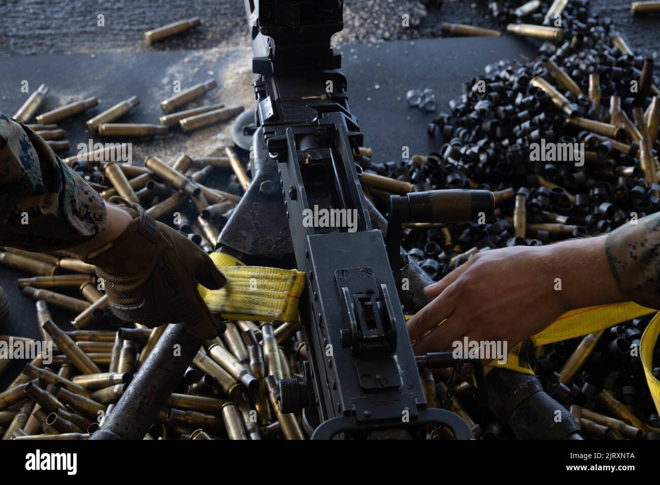 U.S. Marines with Battalion Landing Team 2/5, 31st Marine Expeditionary ...