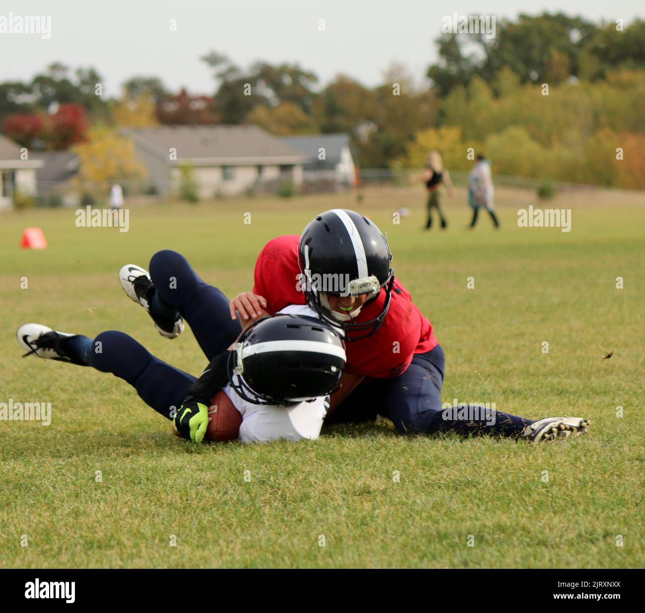 Youth football not soccer hi-res stock photography and images - Alamy