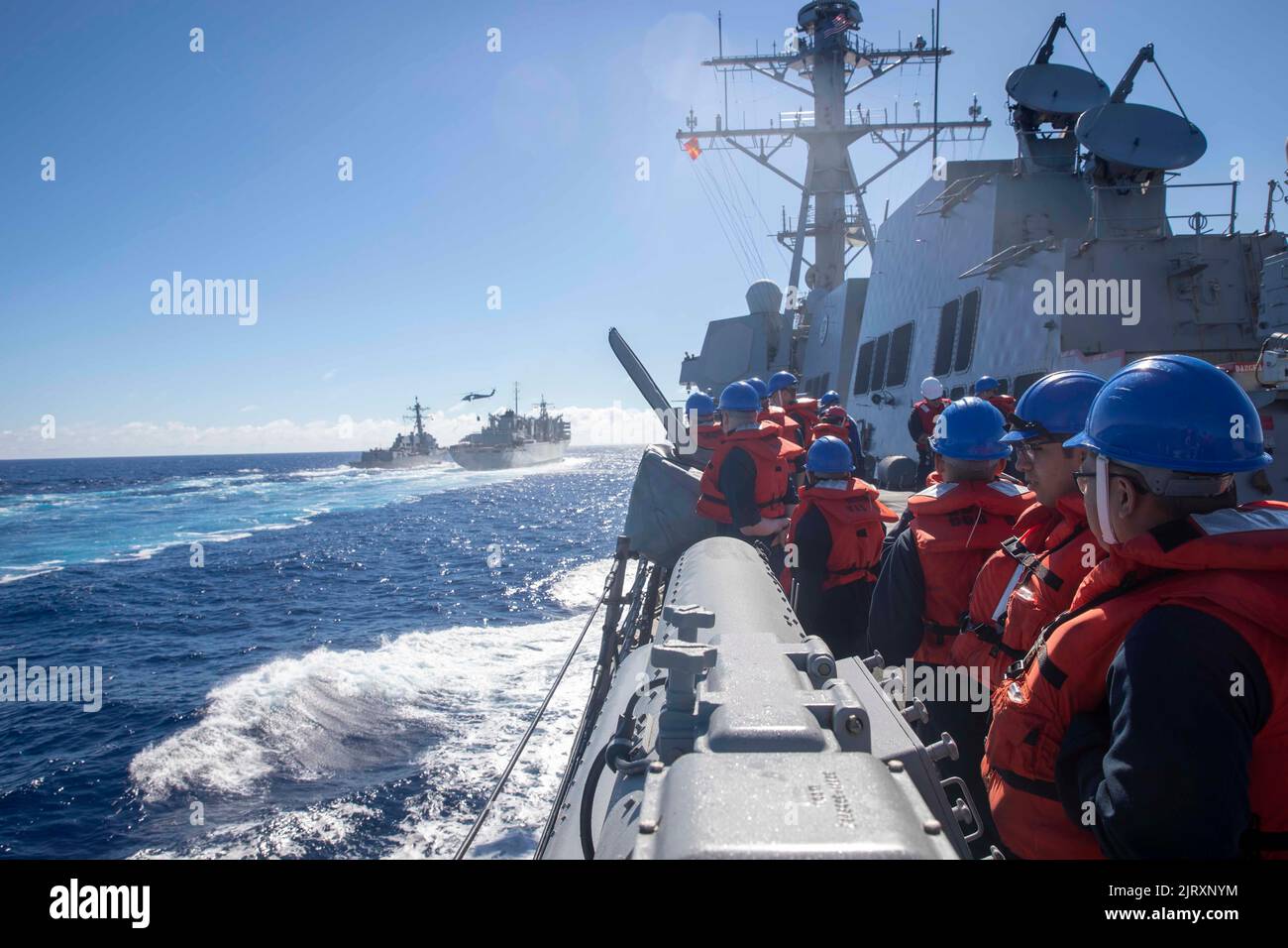 220824-N-FD648-1024 ATLANTIC OCEAN (Aug. 24, 2022) The Arleigh Burke ...