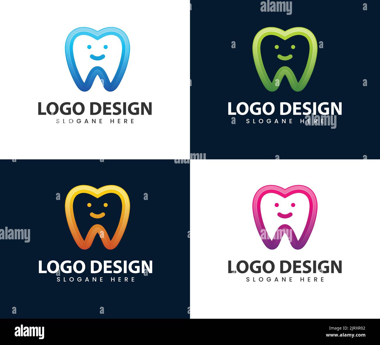Happy dental clinic logo. dental clinic logo symbol, vector ...