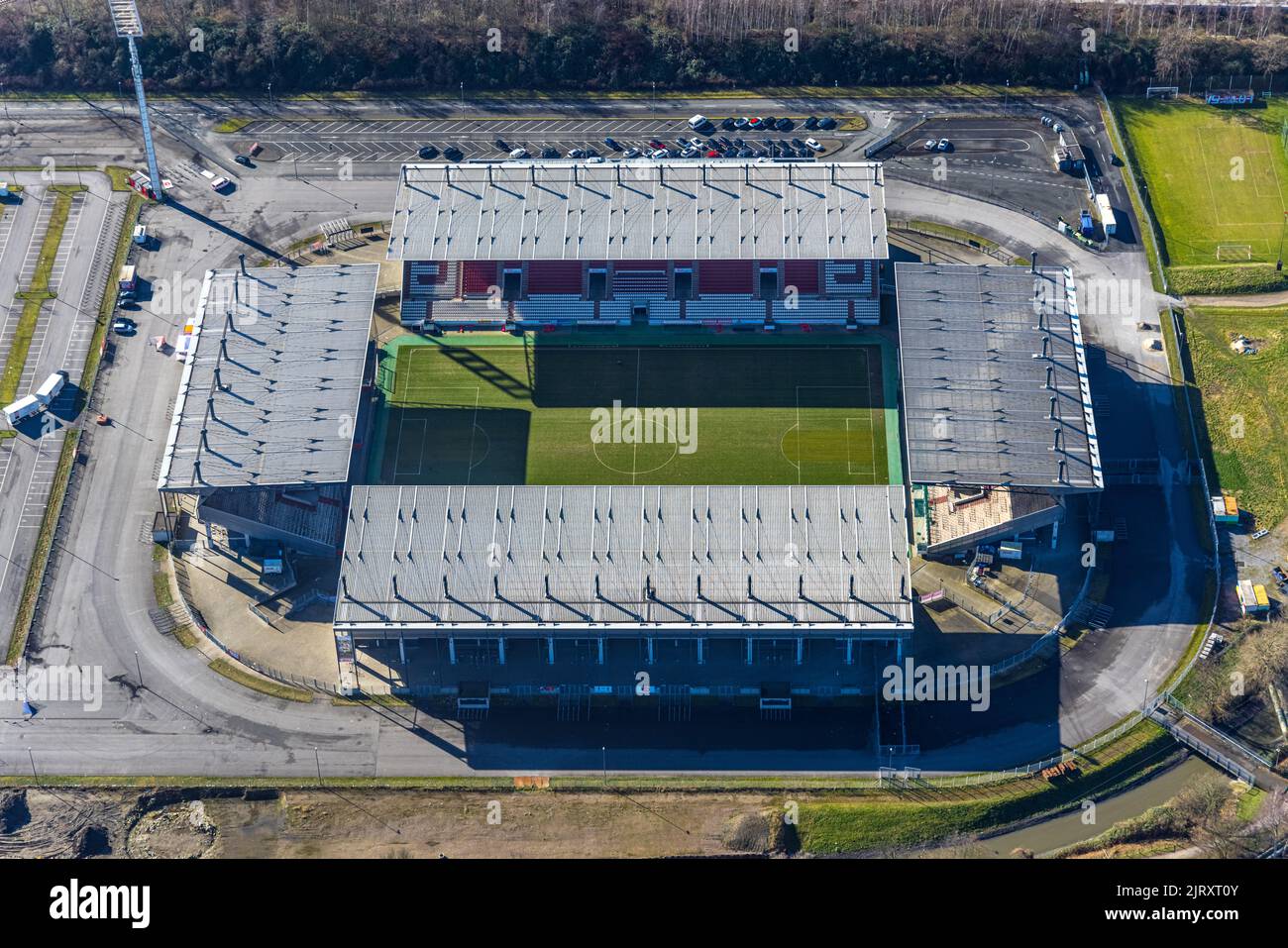 Stadium on hafenstrasse in the bergeborbeck district of essen hi-res ...