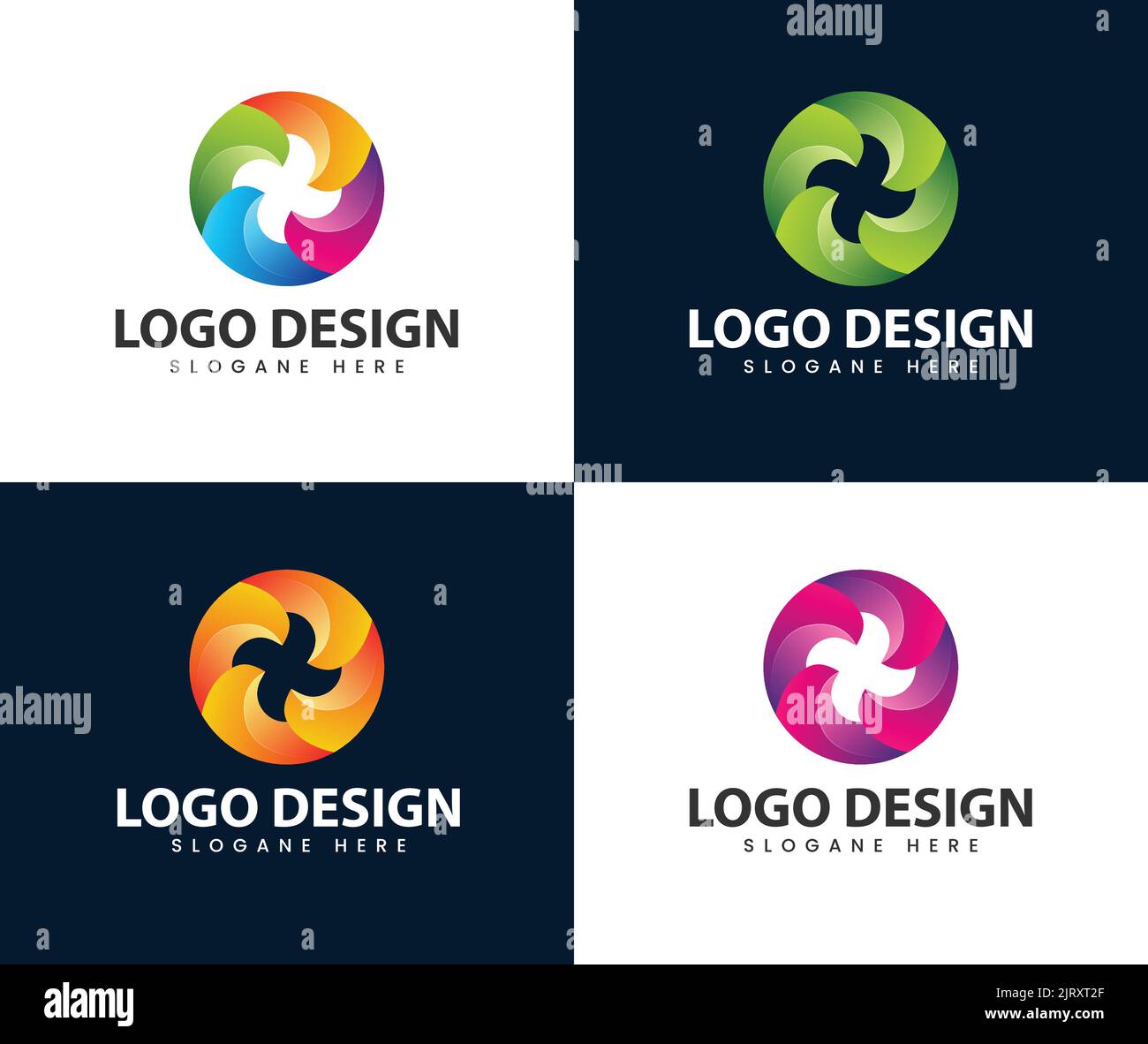 Abstract circle water wave wind sphere logo design. sphere, circle ...