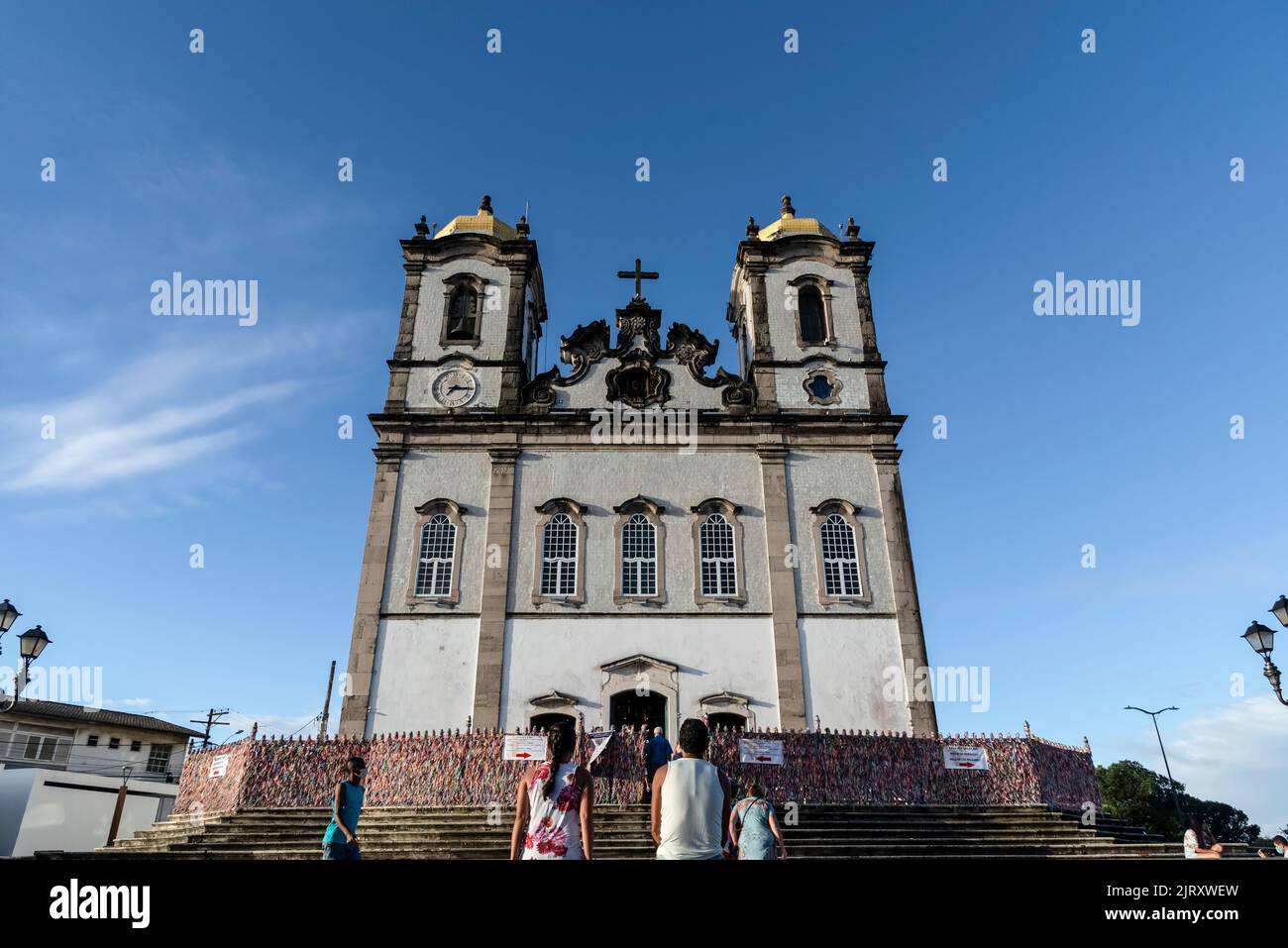 A beautiful view of the Basilica do Senhor do Bonfim, Church in ...