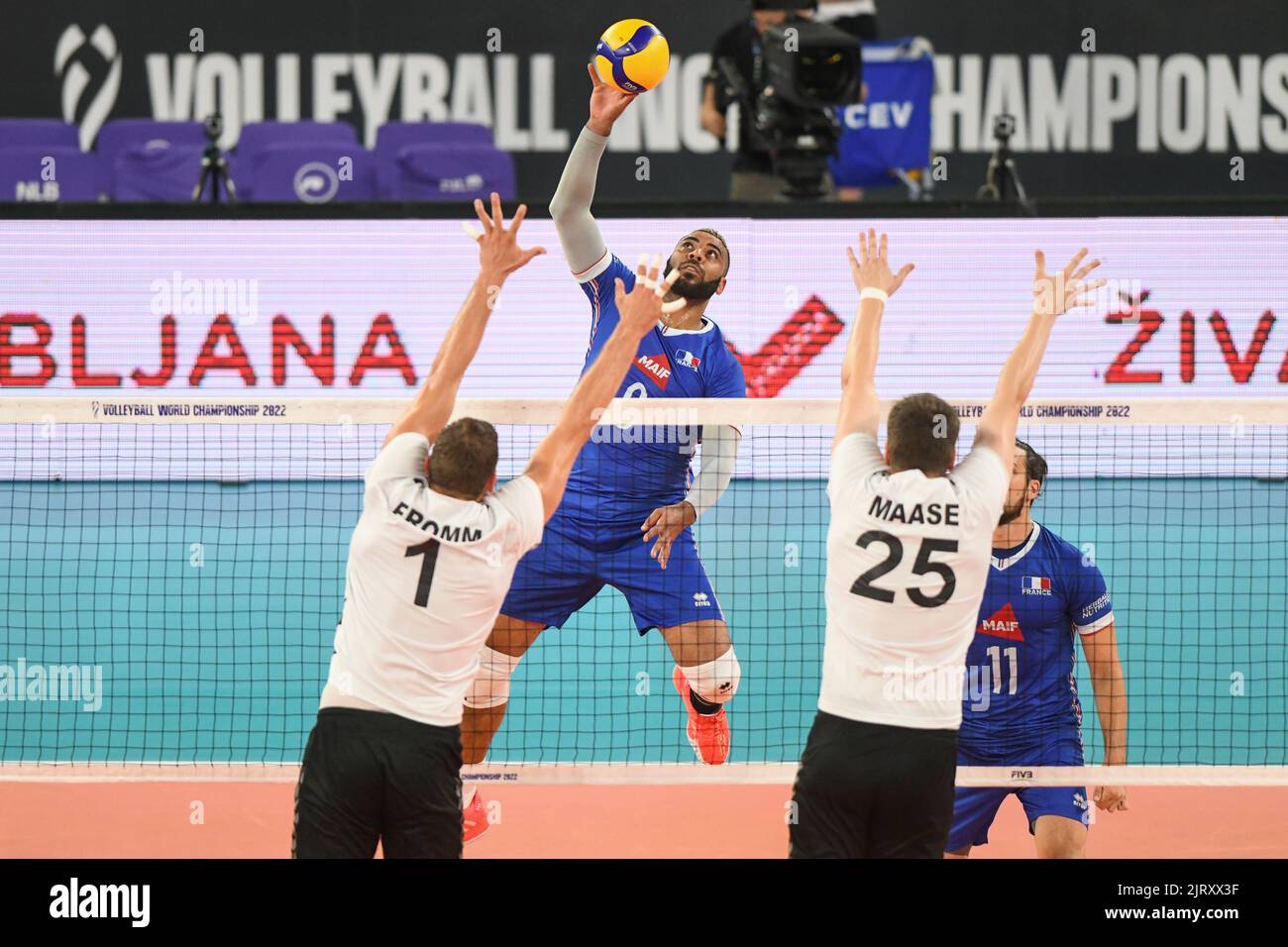 Earving Ngapeth (France), Christian Fromm, Lukas Maase (Germany ...