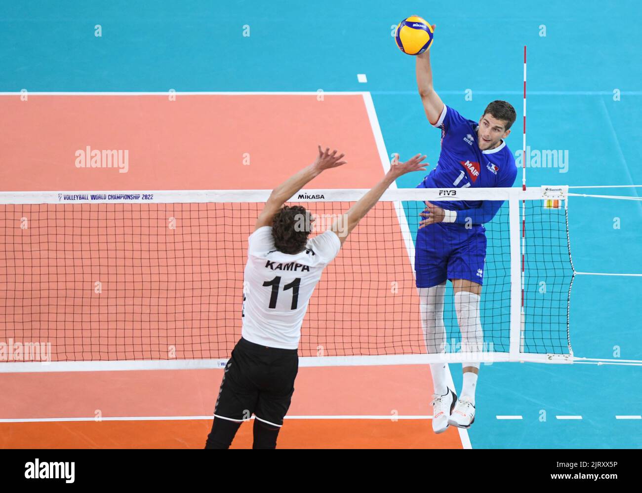 Trevor Clevenot (France), Lukas Kampa (Germany). Volleyball World ...