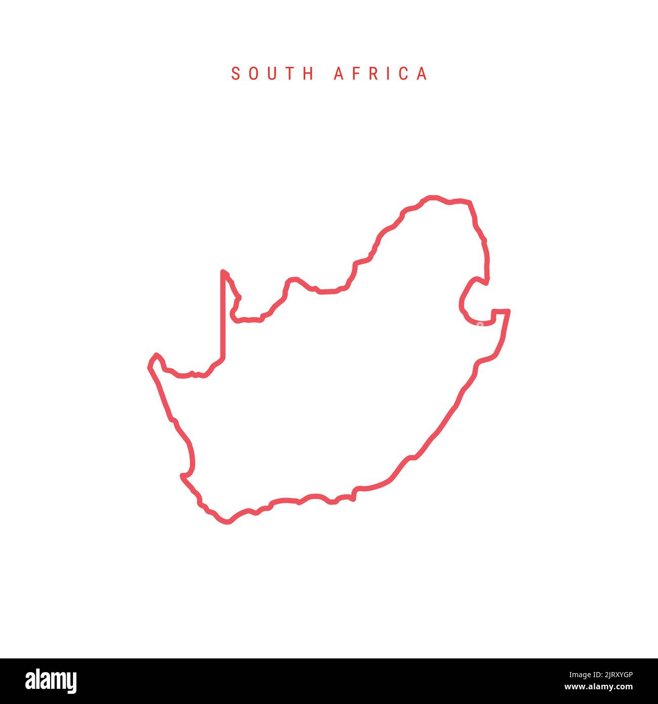 Africa Outline Color