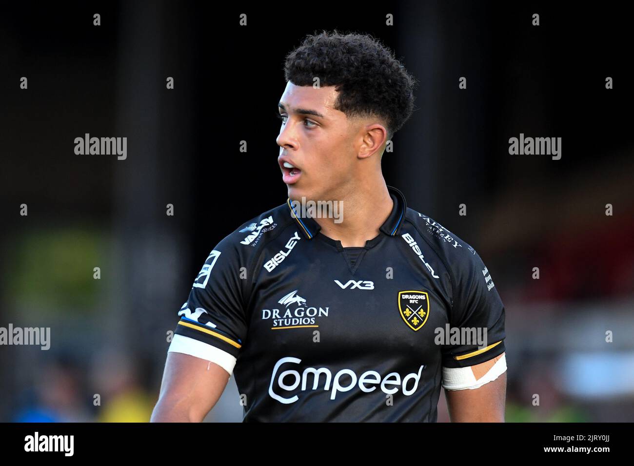 Rio Dyer of Dragons Rugby, during the game Stock Photo - Alamy