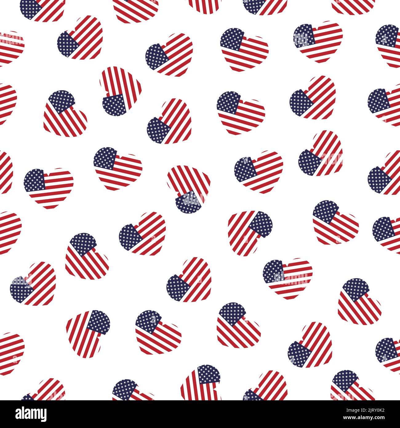 Pattern with flag of the USA. Seamless Pattern with flag of the USA ...