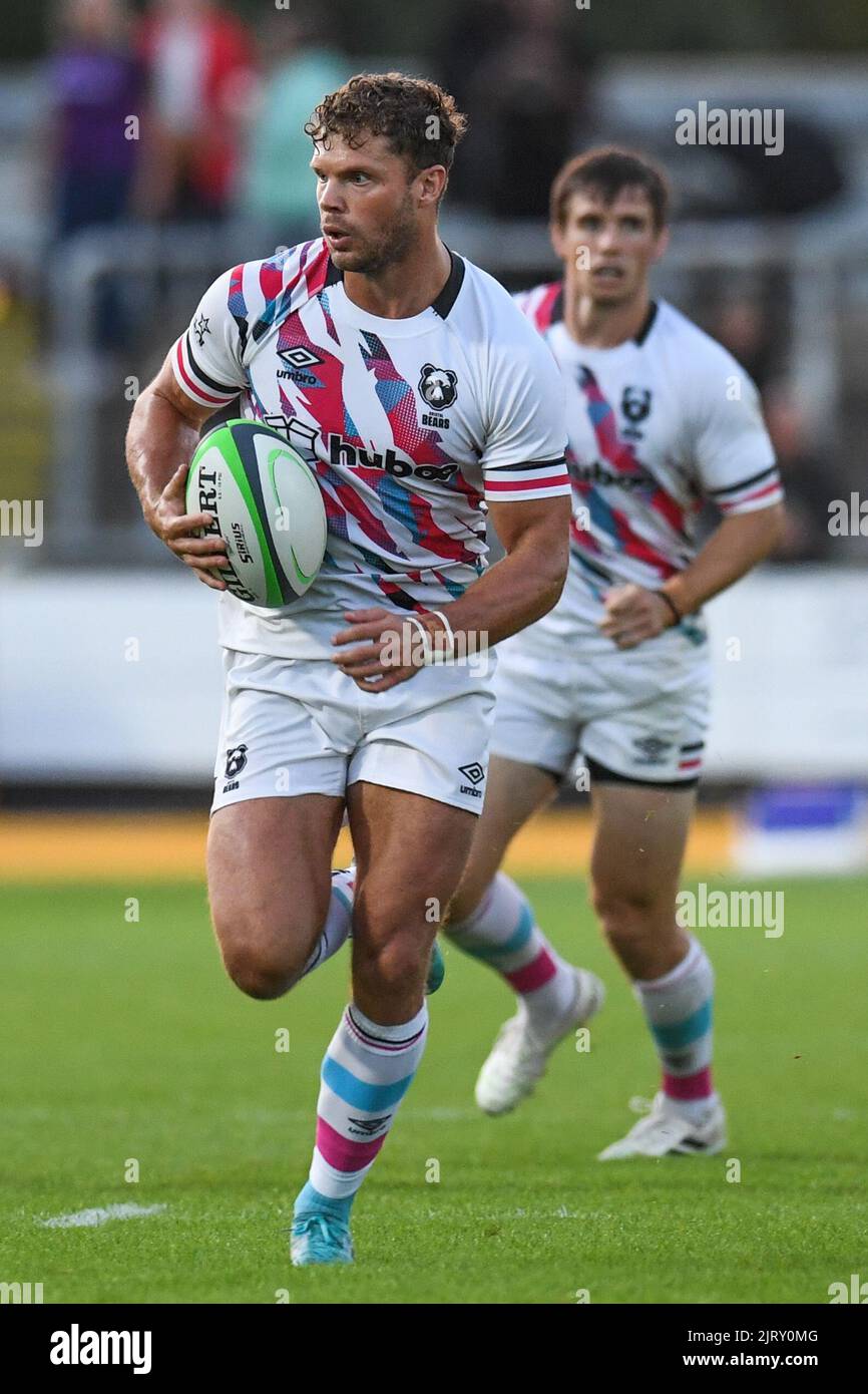 Henry Purdy of Bristol Bears in action during the game Stock Photo - Alamy