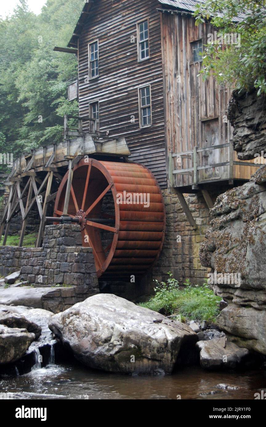 Glade Creek Grist Mill in West Virginia Stock Photo - Alamy