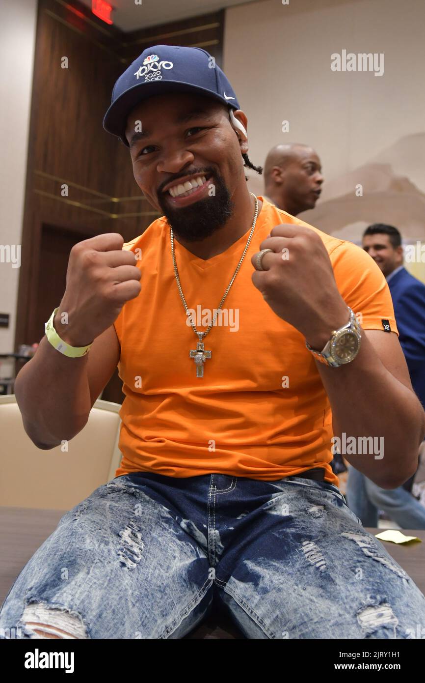 Las Vegas, NV, USA. 26th Aug, 2022. - Shawn Porter at the Nevada Boxing ...