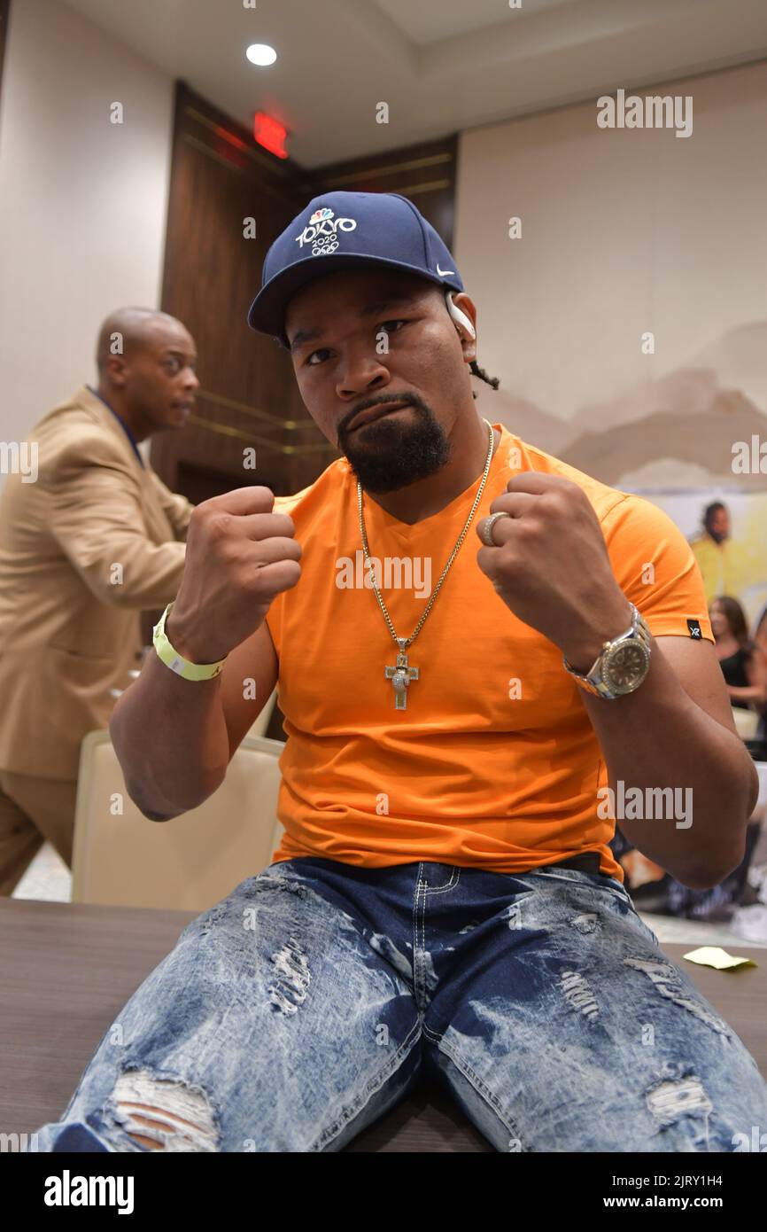 Las Vegas, NV, USA. 26th Aug, 2022. - Shawn Porter at the Nevada Boxing ...
