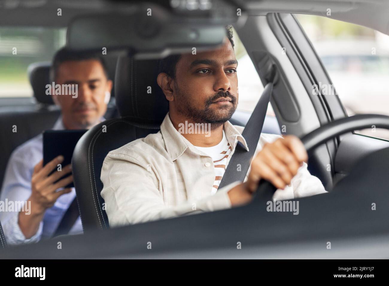 Hispanic man male driver passenger service hi-res stock photography and ...