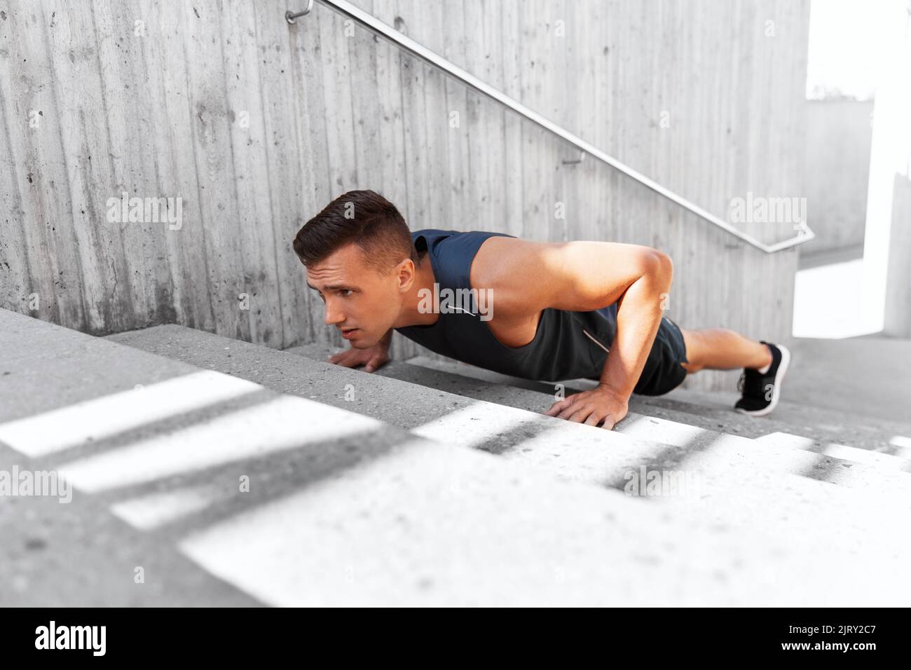 Concrete stair strength hi-res stock photography and images - Alamy