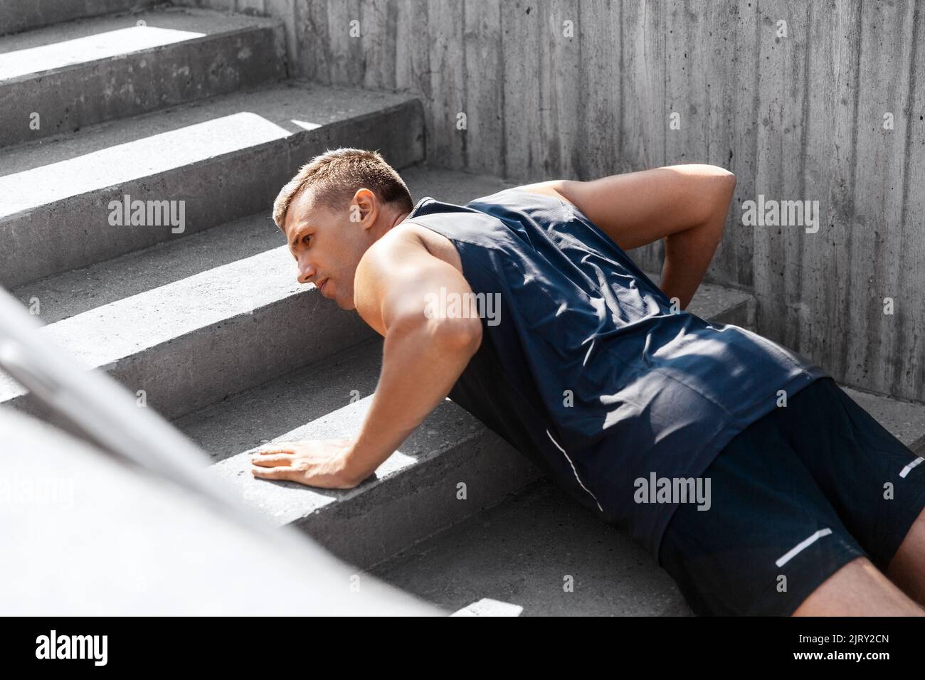 Concrete stair strength hi-res stock photography and images - Alamy