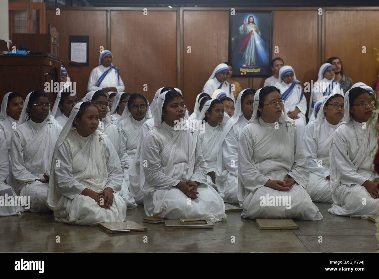 Kolkata, India. 26th Aug, 2022. Catholic nuns from the Missionaries of ...