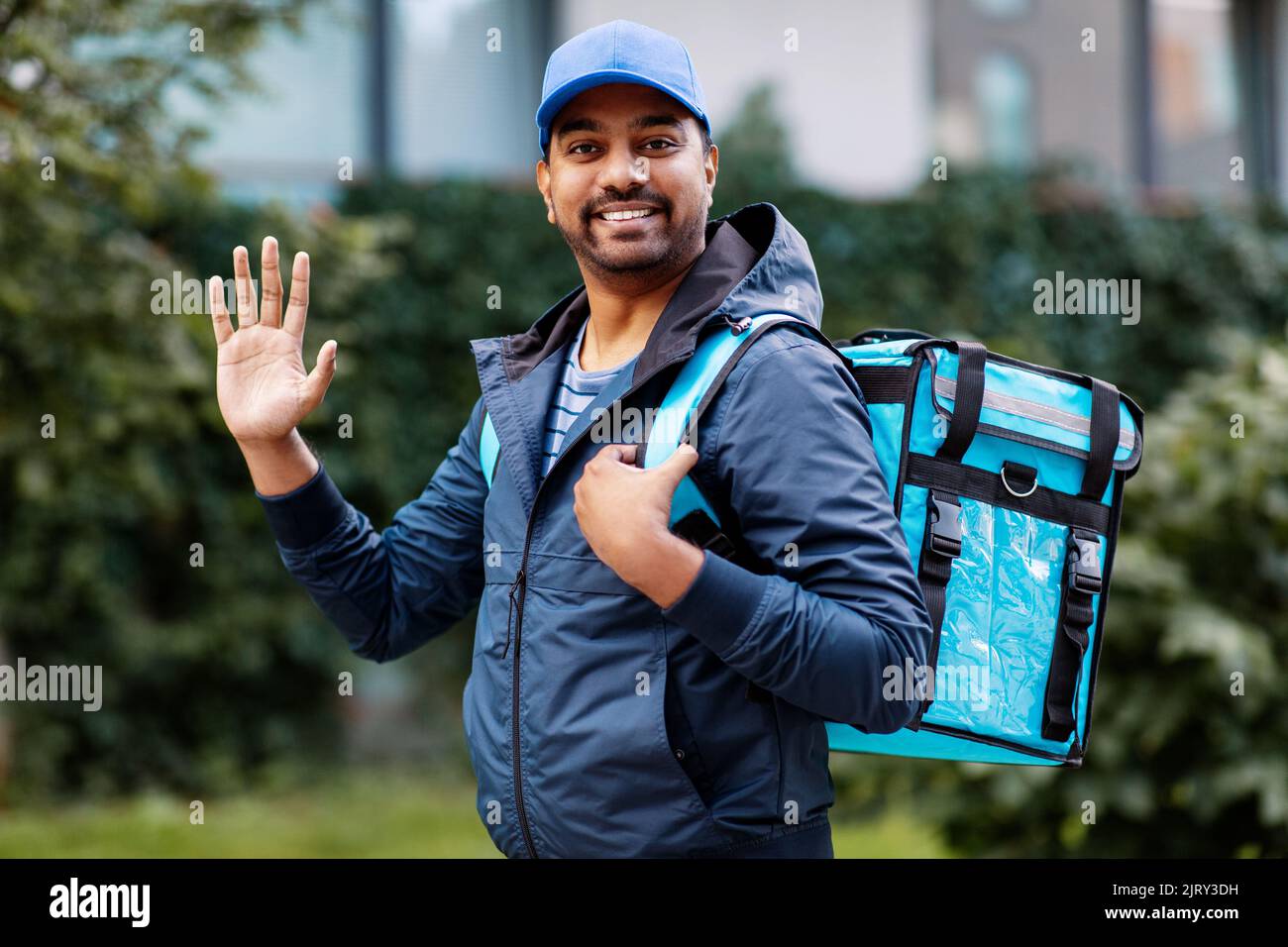 Delivery man hi hi-res stock photography and images - Alamy