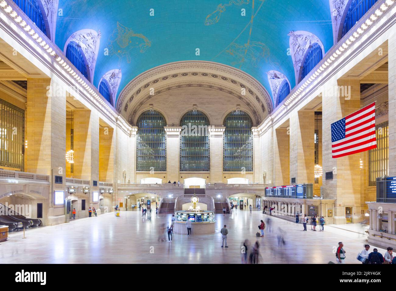 The main concourse of Grand Central Terminal (also known as Grand ...