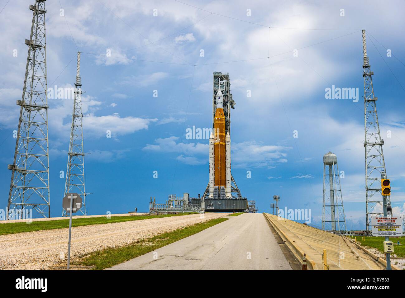 NASA’s Space Launch System sits on launch Pad ahead of the inaugural ...