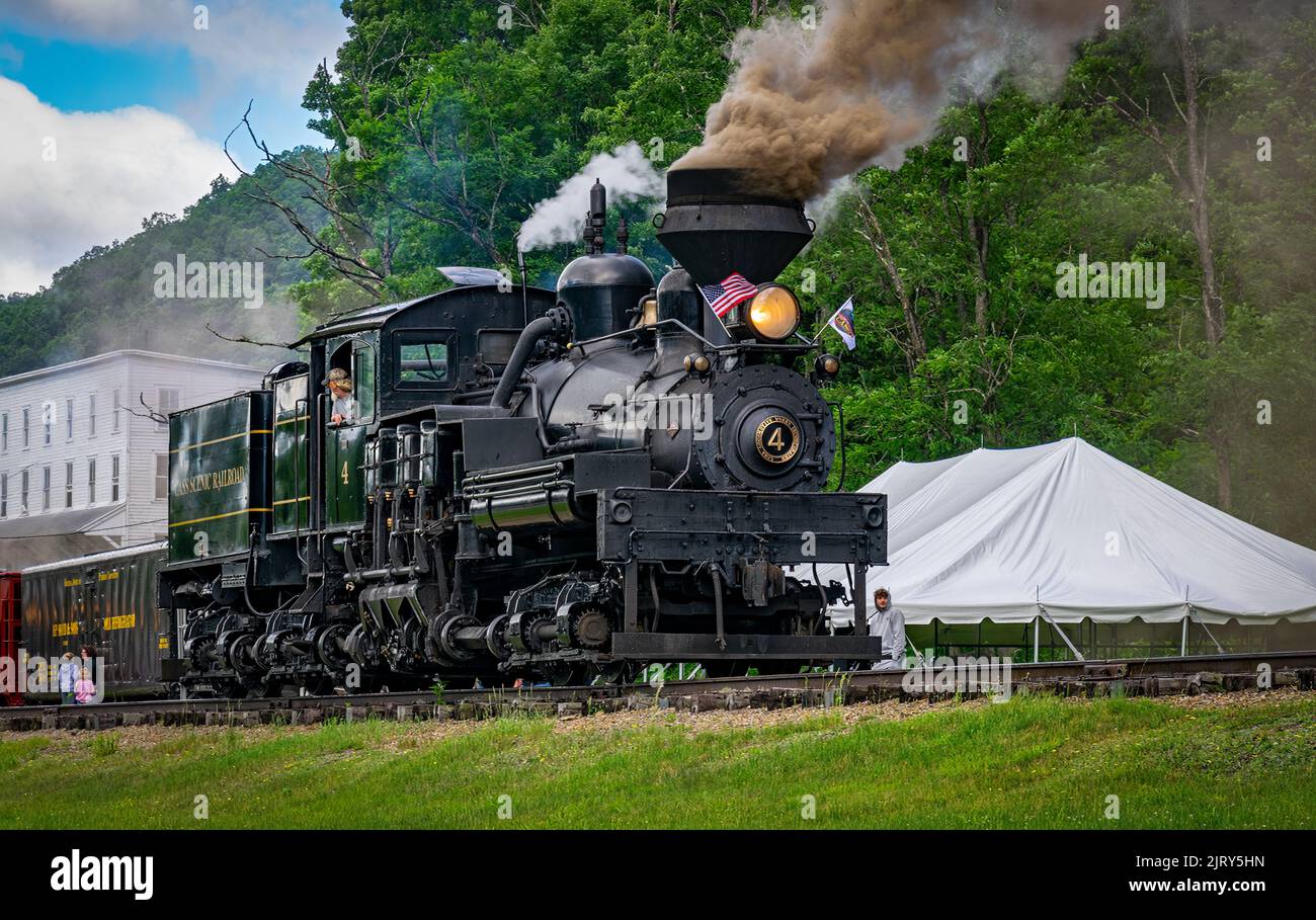 Cass shay locomotive hi-res stock photography and images - Alamy